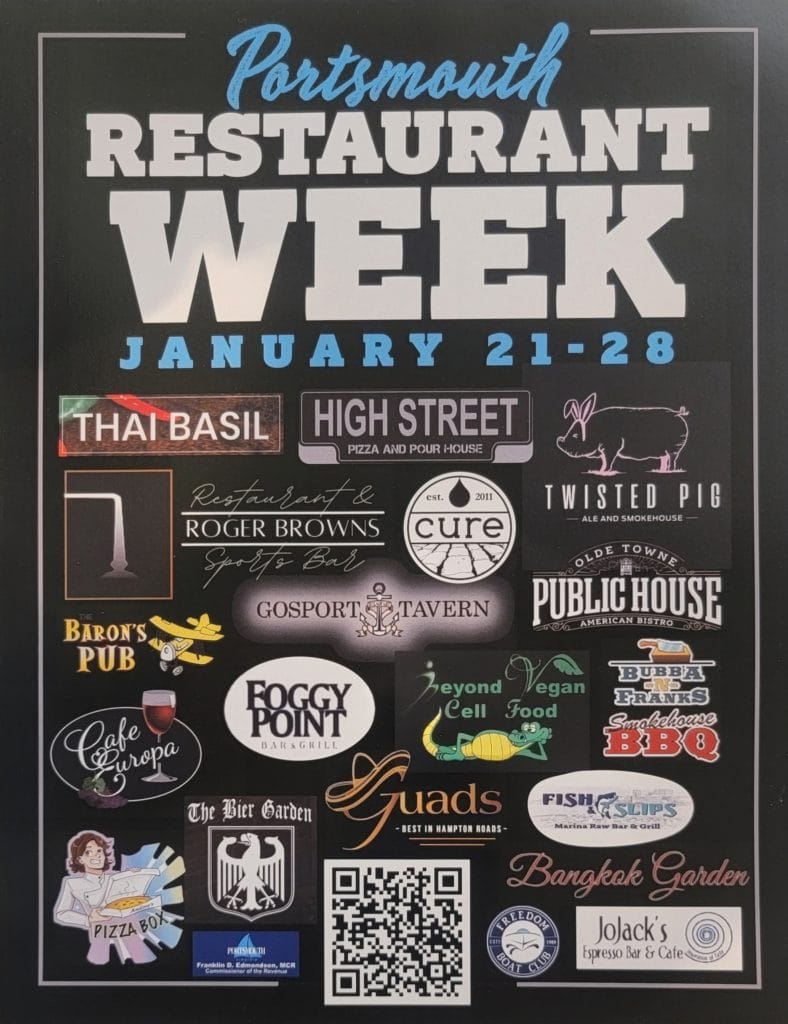 Restaurant Week Returns to Portsmouth, VA | Portsmouth Tourism